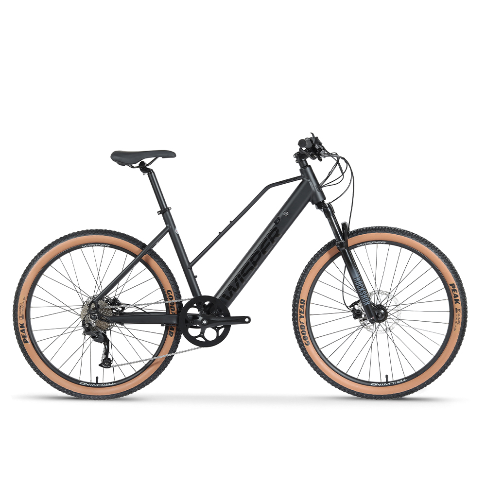 Wisper Tailwind Electric Bikes | Trail, Comfort, City Crossbar